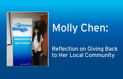 Reflecting on Service: Molly Chen Shares Experience Helping Children of Migrant Workers